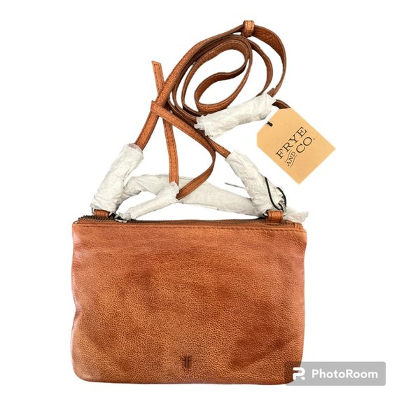 FRYE AND CO. | Bags | Nwt Frye And Co Leather Cognac Crossbody Shoulder ...